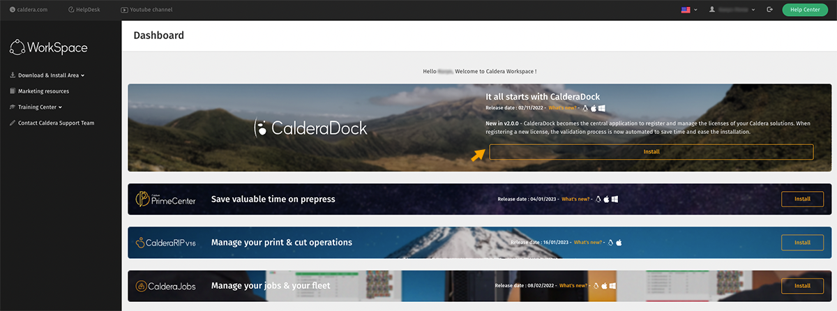 CalderaRIP first installation - Step by step guide – Caldera HelpDesk